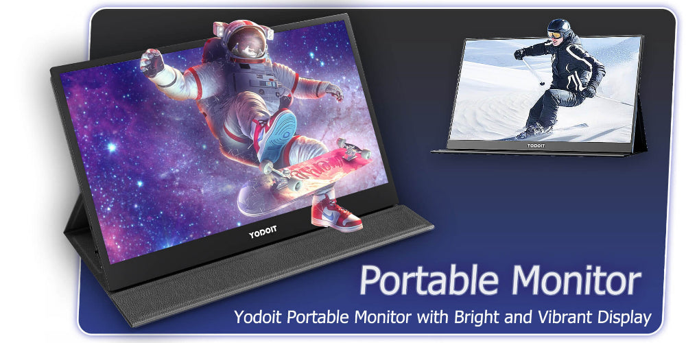 Portabel Monitor | FHD Monitor Screen | IPS Display | YODOIT